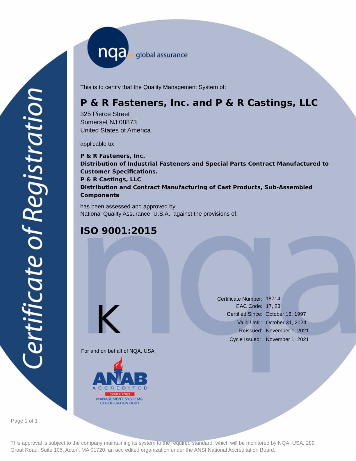 Downloads - P R Fasteners, Inc